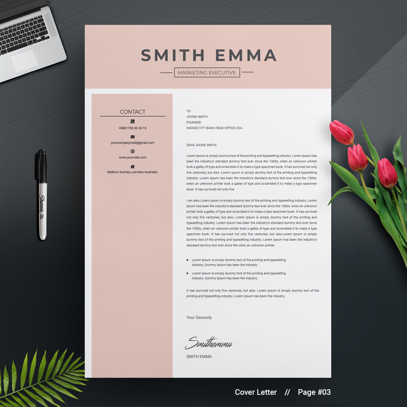 Smith Emma Resume Template #71441 - TemplateMonster