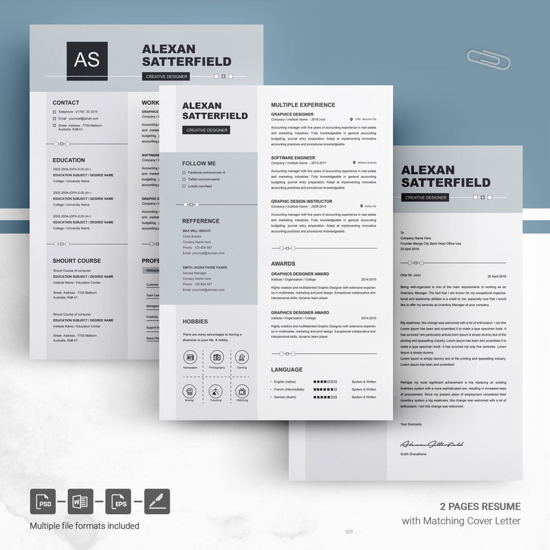 Alex For Job Resume Template #71452 - TemplateMonster