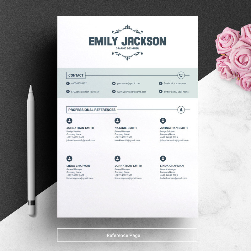 Emily Jackson Resume Template #74376 - TemplateMonster