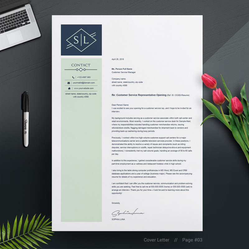 Sophia Luna Resume Template #74528 - TemplateMonster