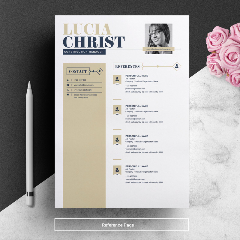 Lucia Resume Template #74561 - TemplateMonster
