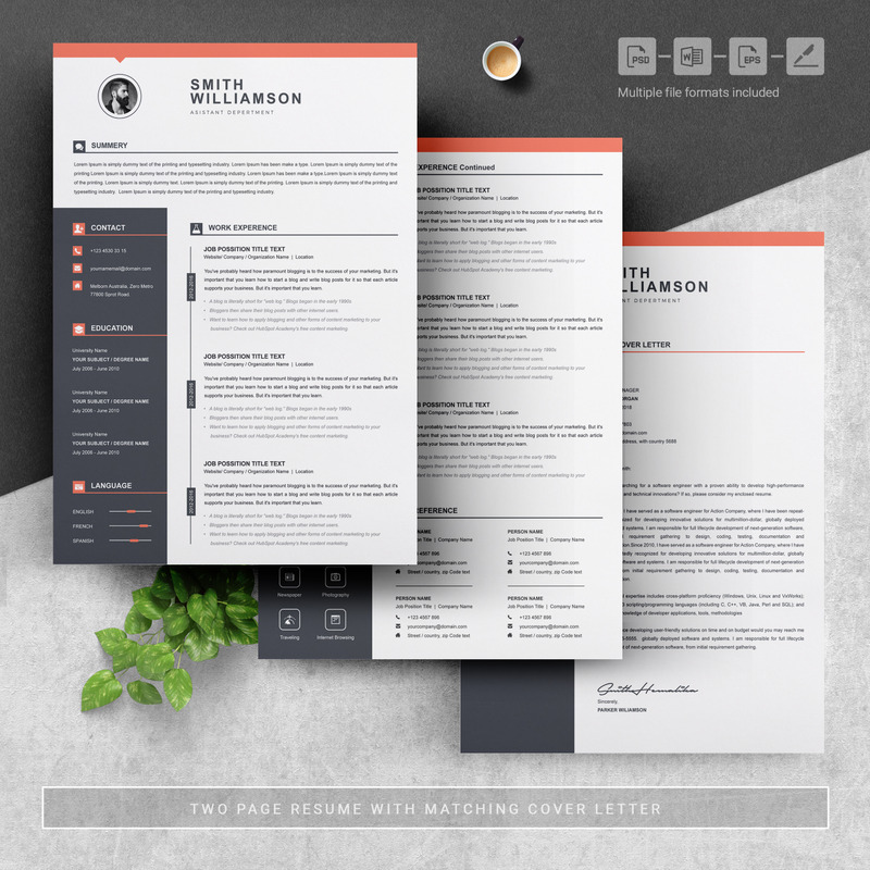 Smith Williamson Resume Template #78784 - TemplateMonster