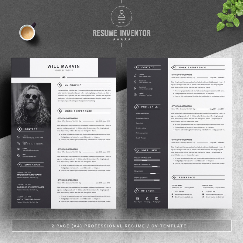 Will Resume Template #78873 - TemplateMonster