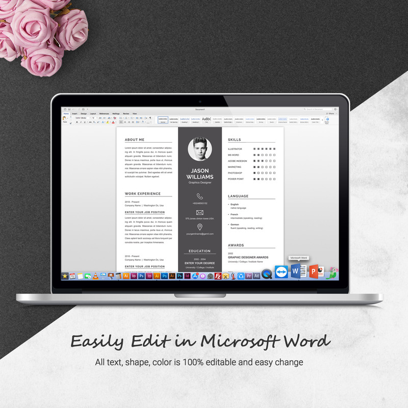 Jason Resume Template #79137 - TemplateMonster