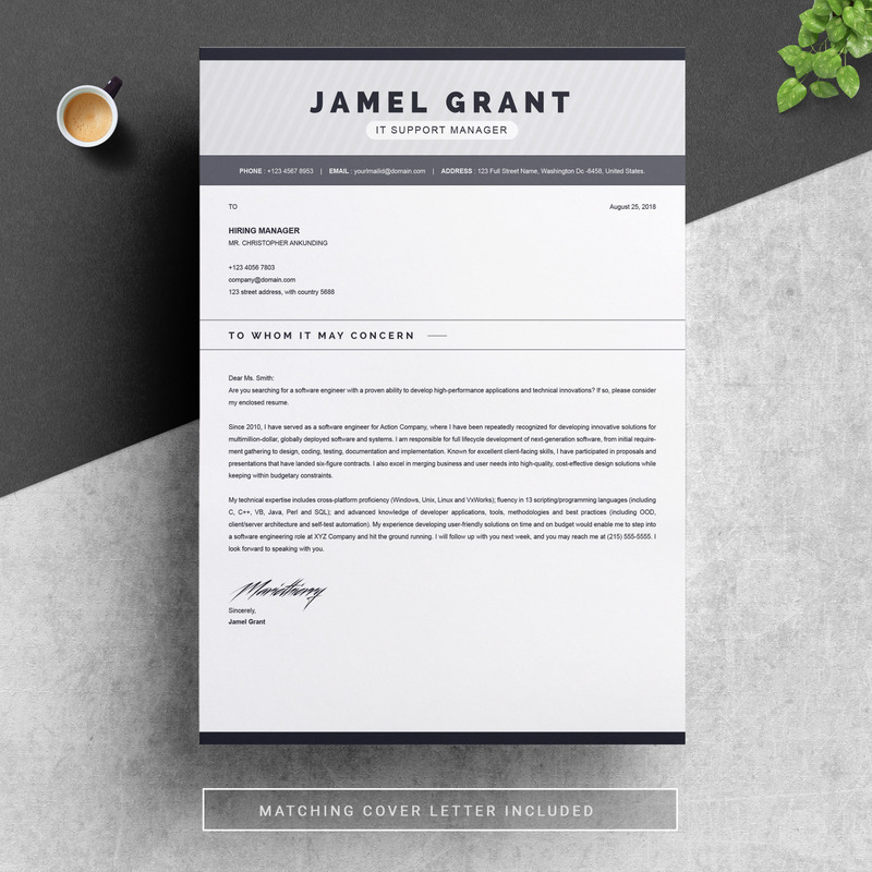 Jamel Resume Template #79227 - TemplateMonster