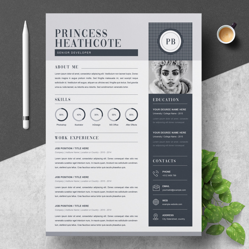 Princess Resume Template #79410 - TemplateMonster