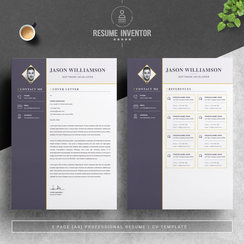 Jason Resume Template #90398 - TemplateMonster