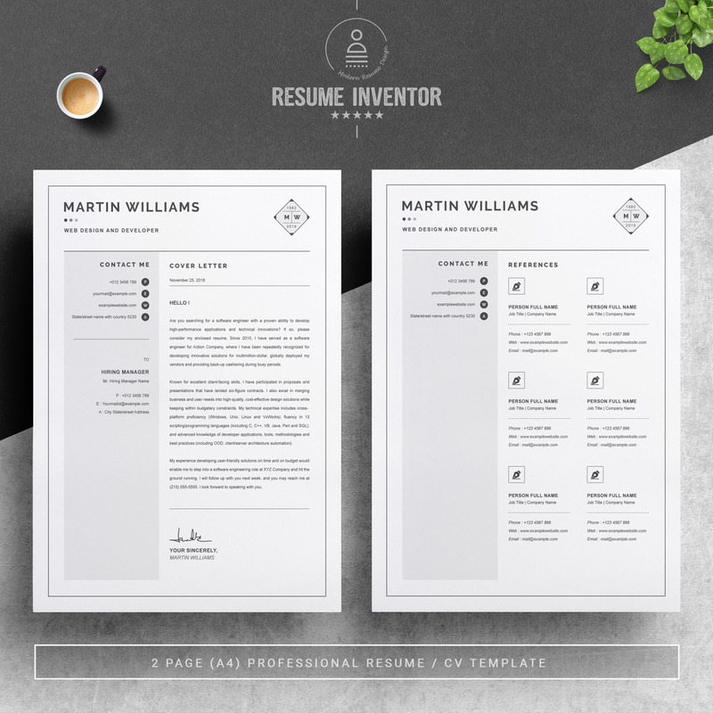 Martin Resume Template #90611 - TemplateMonster