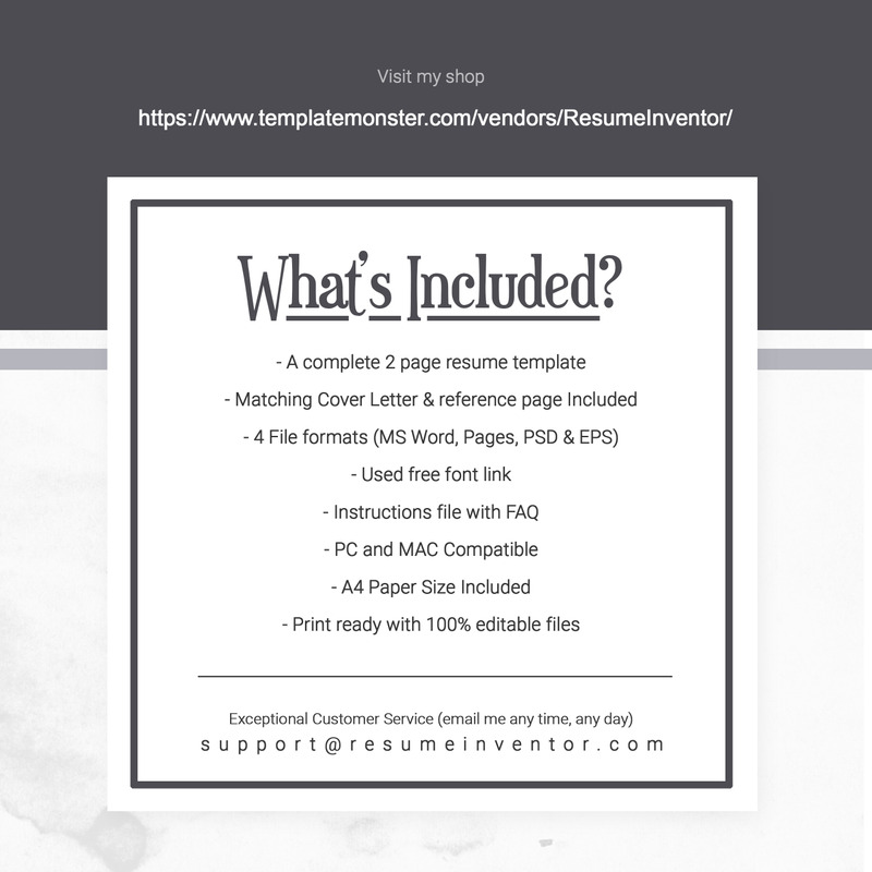 Marina Resume Template #97959 - TemplateMonster