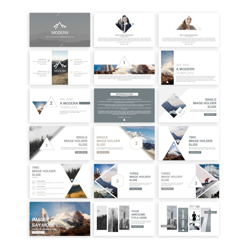 Modern PowerPoint-mall #78460 - TemplateMonster