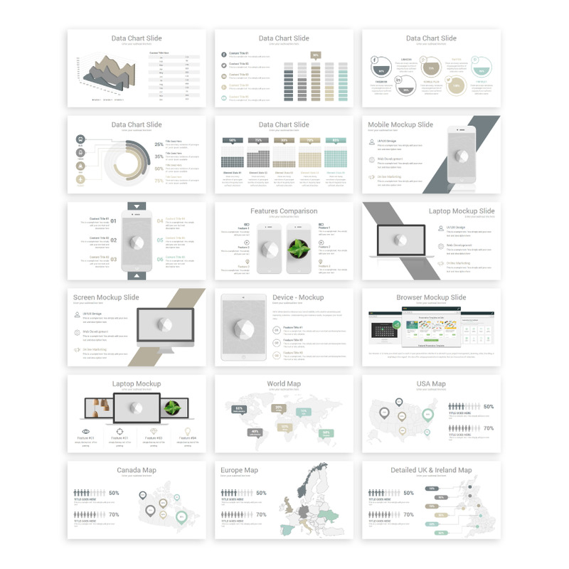 Modern PowerPoint-mall #78460 - TemplateMonster