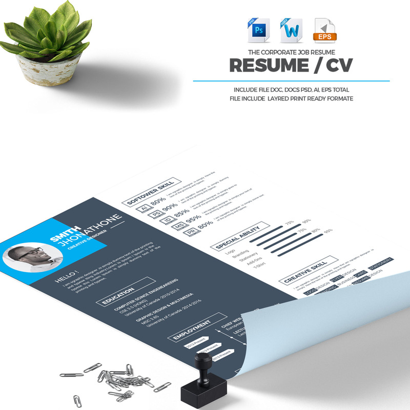 Smith Resume Template #77849 - TemplateMonster