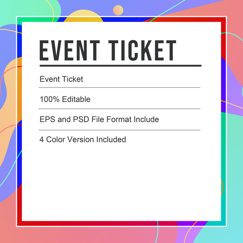 Club Ticket - Corporate Identity Template - TemplateMonster