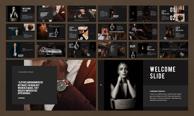 DEEP PowerPoint template #92318 - TemplateMonster