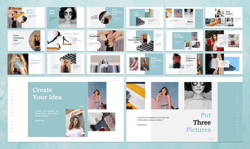 PATH - PowerPoint template #90676 - TemplateMonster