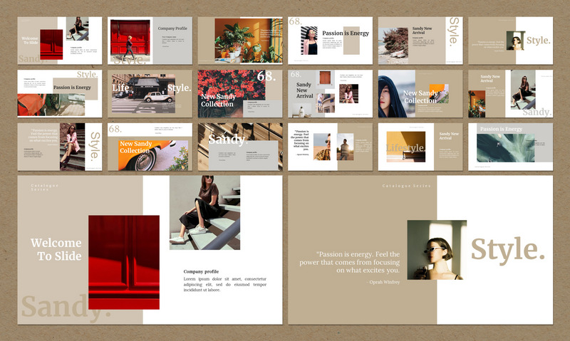 SANDY PowerPoint template #91167 - TemplateMonster