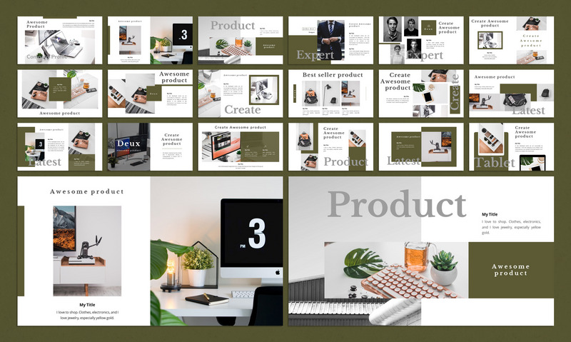 DEUX PowerPoint template #92226 - TemplateMonster