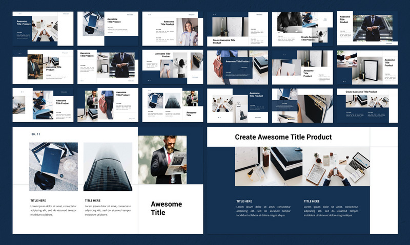 VOUZ - Keynote template #93467 - TemplateMonster