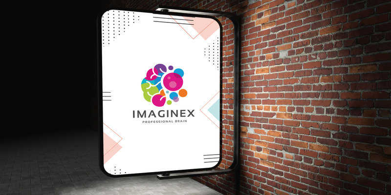 Brain Imagine Logo Template #122015 - TemplateMonster