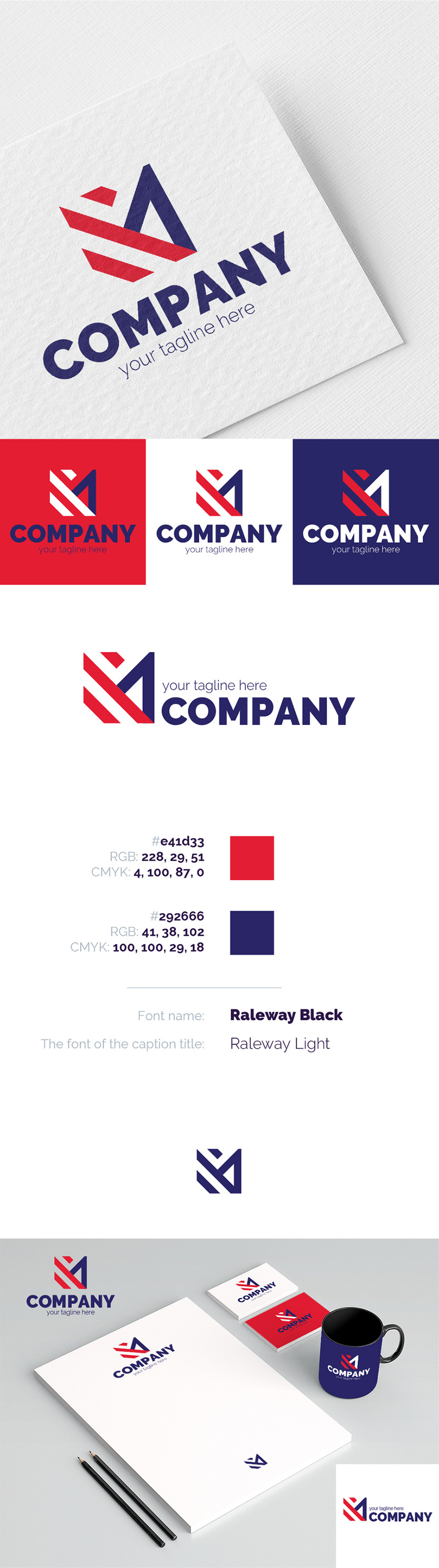 M + 1, Mail Logo Template #110738 - TemplateMonster