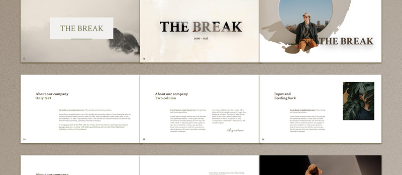 MERYLIN - Brand Guidlines PowerPoint template