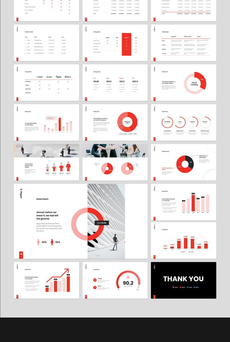 Negun - Smooth Animated PowerPoint template - TemplateMonster