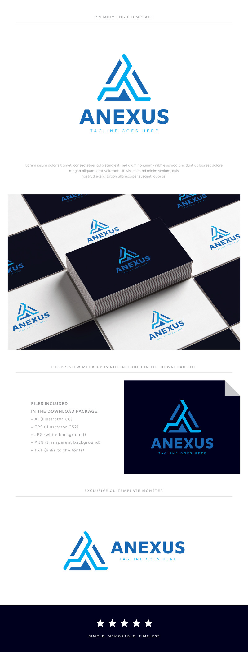 Anexus Logo Template #119501 - TemplateMonster