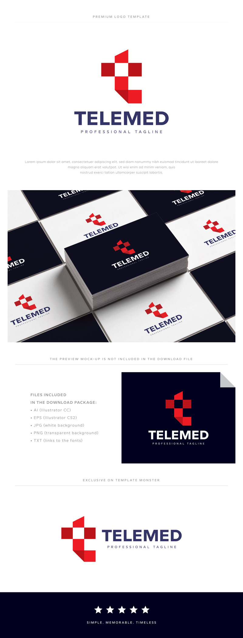 Letter T - Telemed Logo Template #124273 - TemplateMonster