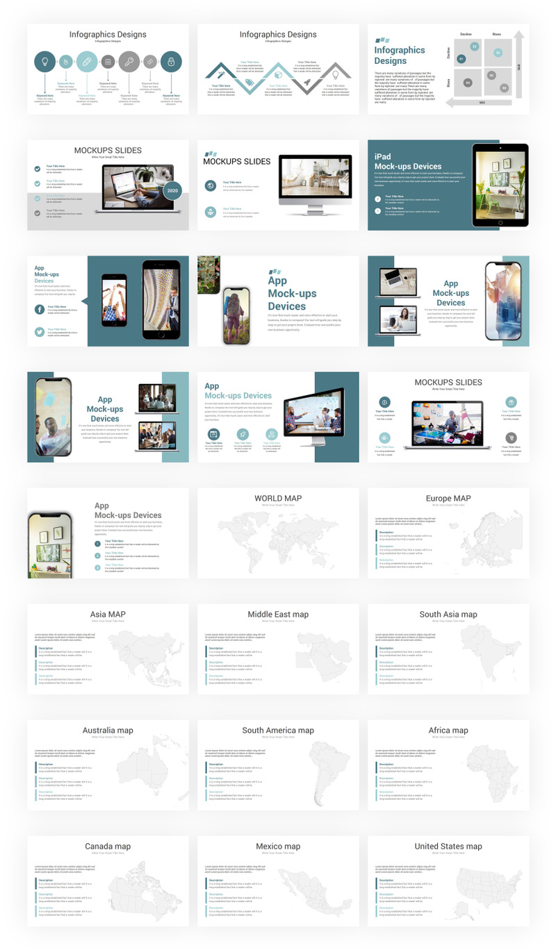 Creative Pack PowerPoint template #87409 - TemplateMonster