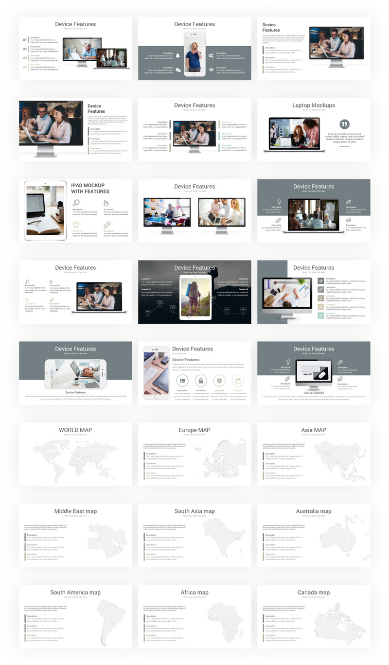 Premium Pack PowerPoint template #89803 - TemplateMonster