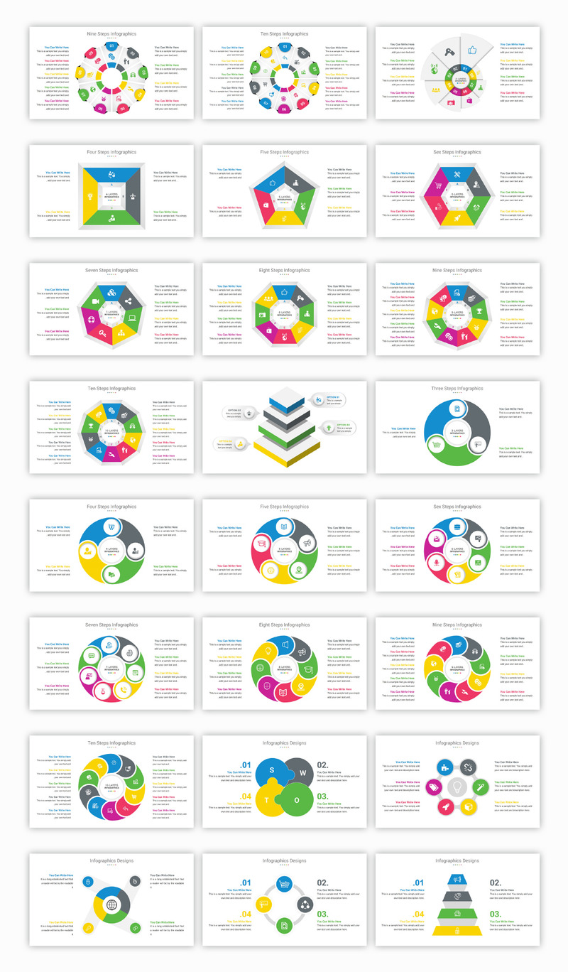 Premium Infographics PowerPoint template - TemplateMonster