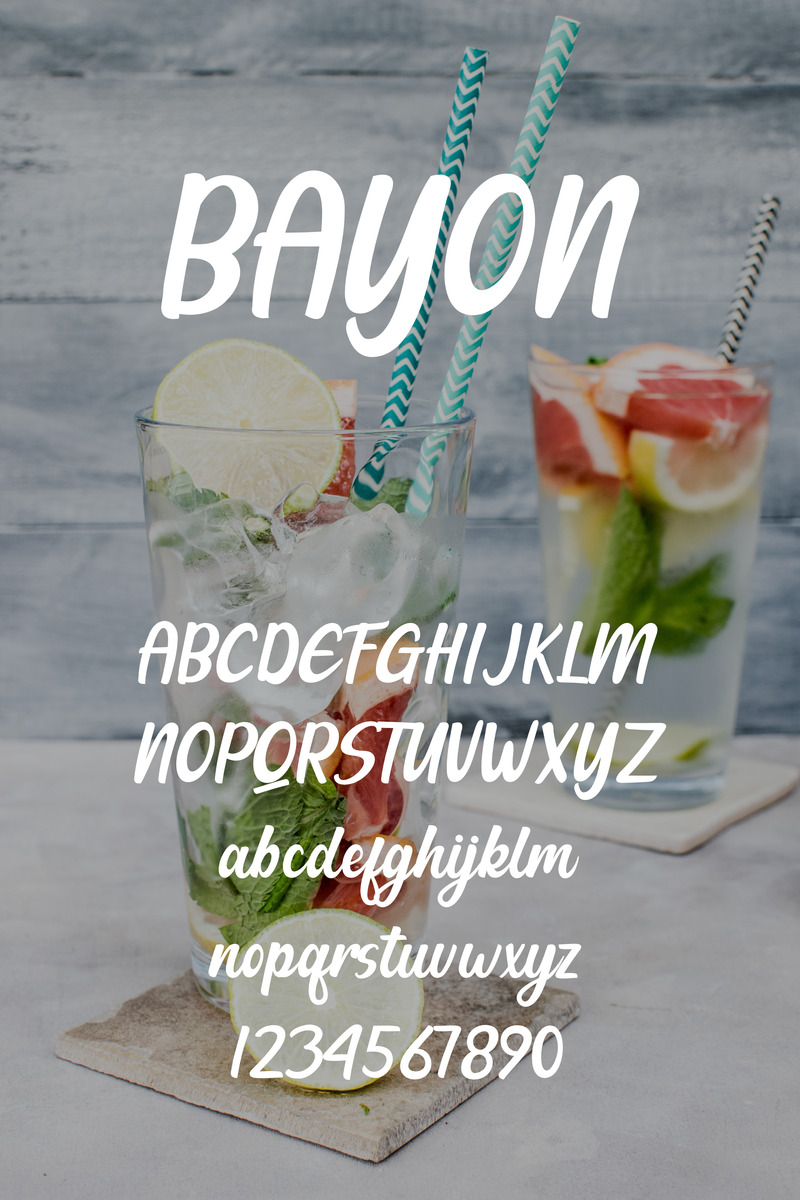 Bayon Font #97985 - TemplateMonster