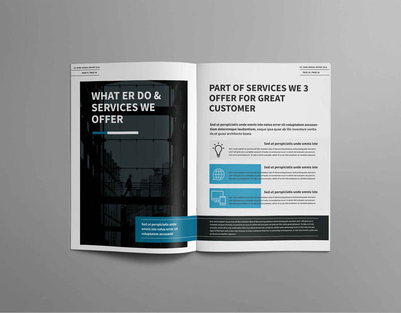 Annual Report Brochure - Corporate Identity Template