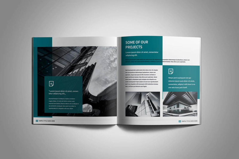 Square Brochure - Corporate Identity Template