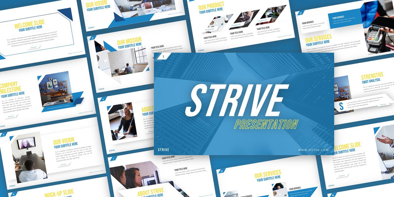Strive Corporate Presentation PowerPoint template