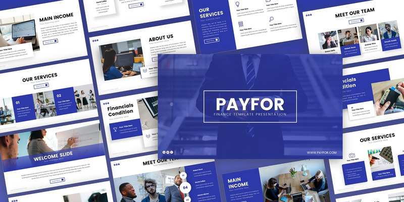 Payfor Finance Presentation PowerPoint template