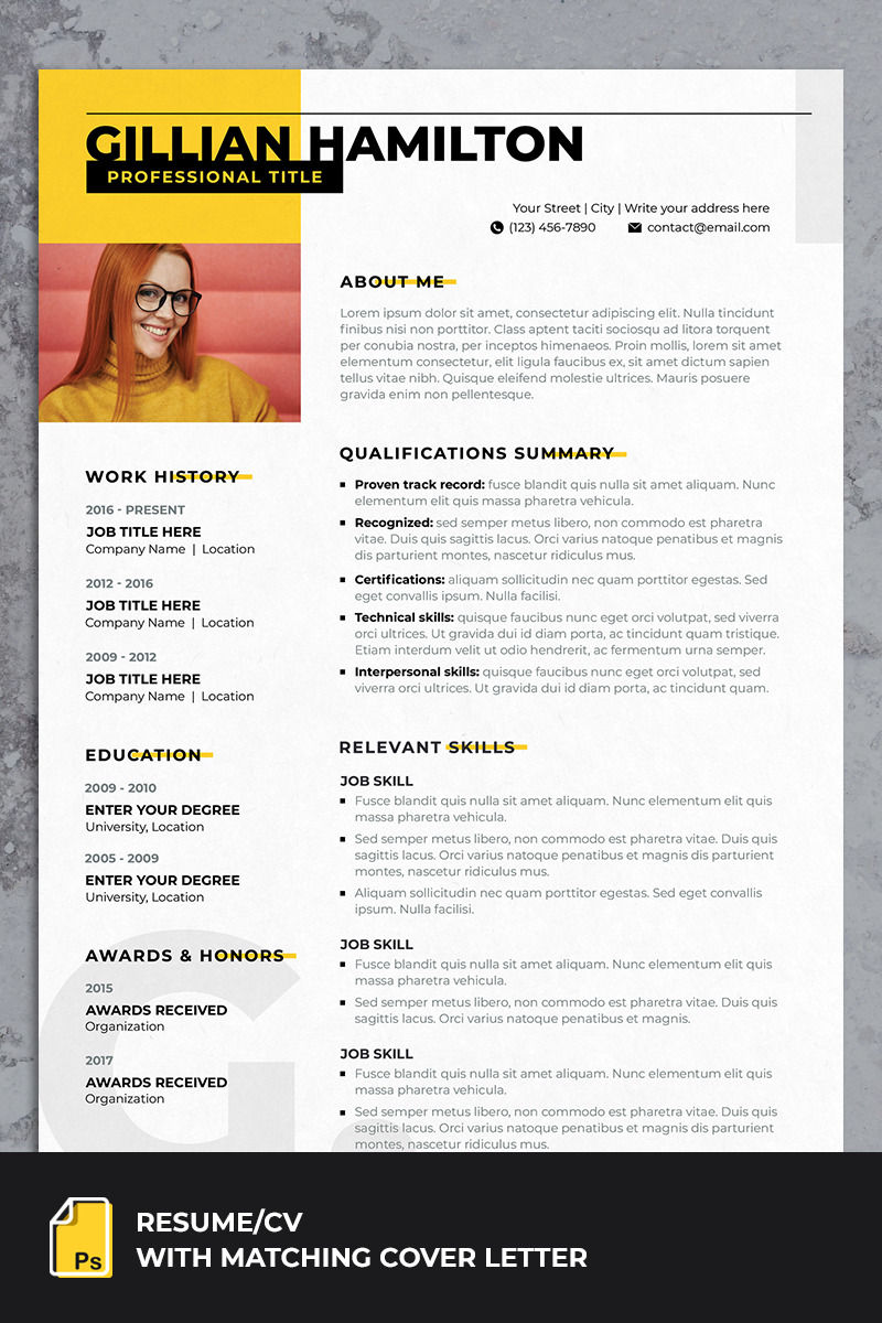Functional Free Resume Template #136863 - TemplateMonster