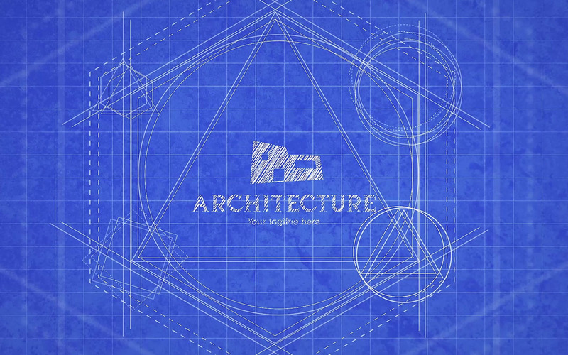Blueprint Logo Reveal After Effects Template