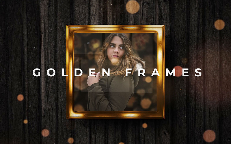 Golden Frames After Effects Template - TemplateMonster