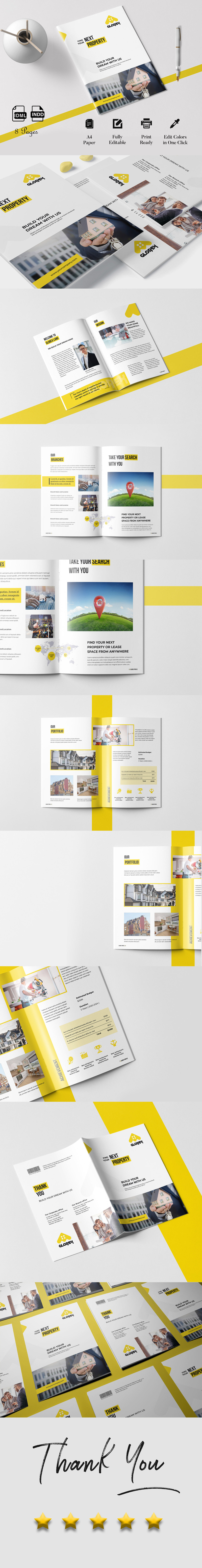 Real Estate Agency Company Profile - Corporate Identity Template