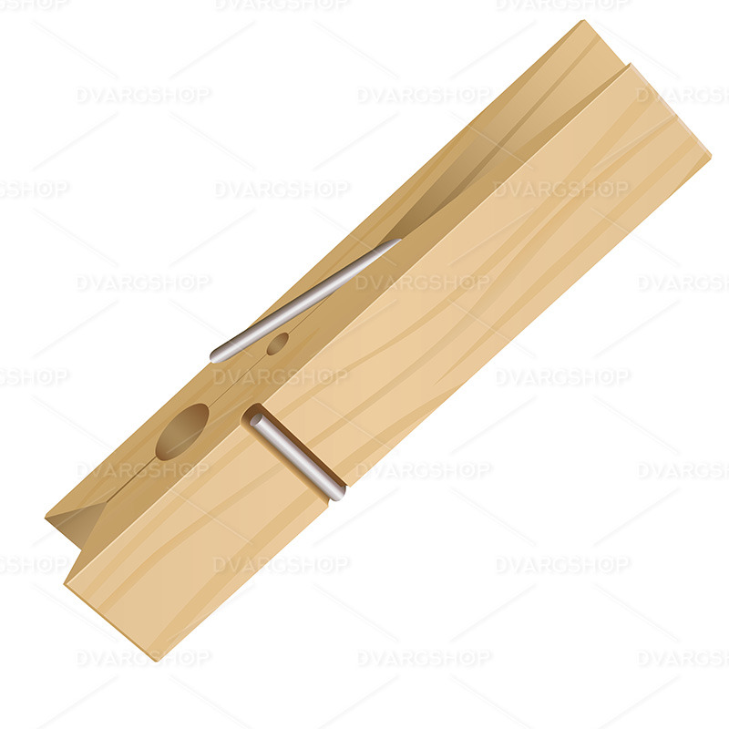 Clothes Peg - Vector Image #116612 - TemplateMonster