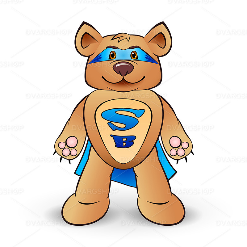 Super Bear - Vector Image #117756 - TemplateMonster