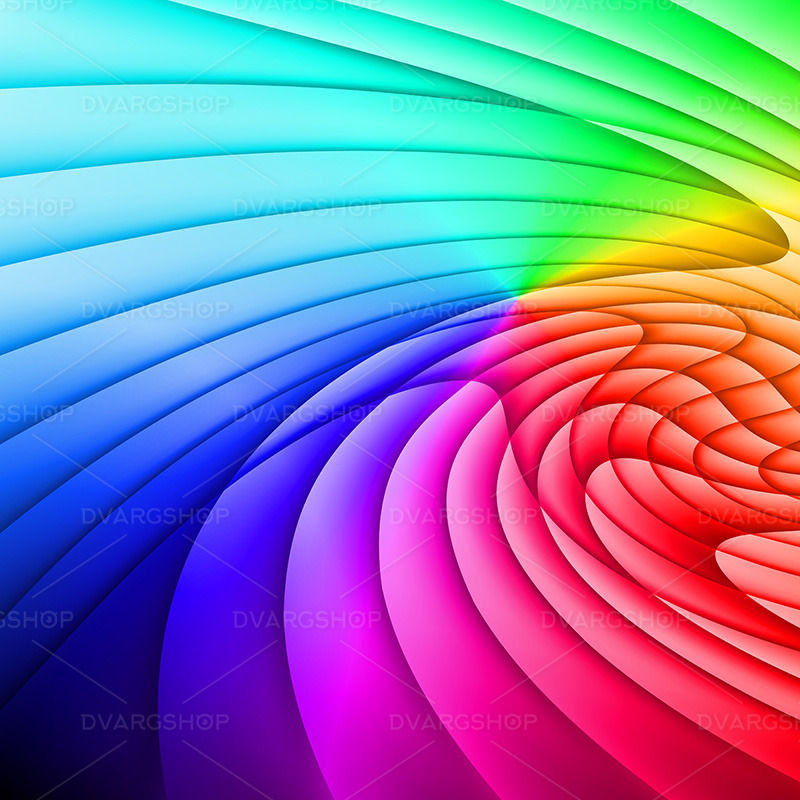 Verschiedene farbige Wellen - Vektorbild - TemplateMonster