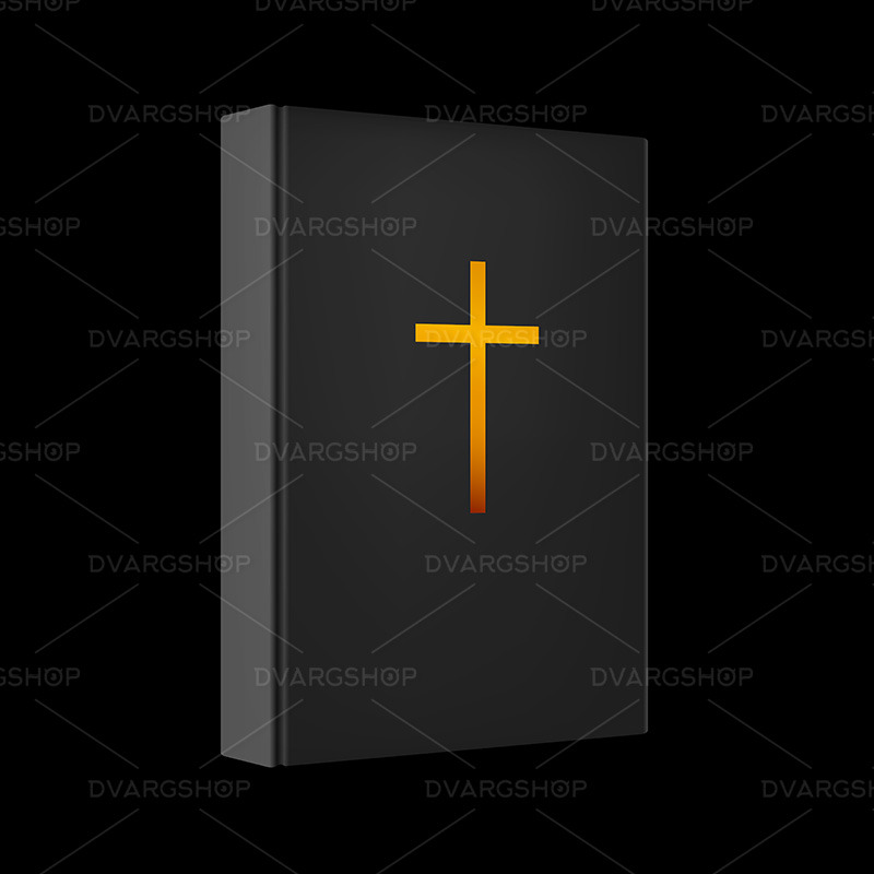 Realistic Bible Book - Vector Image #117953 - TemplateMonster