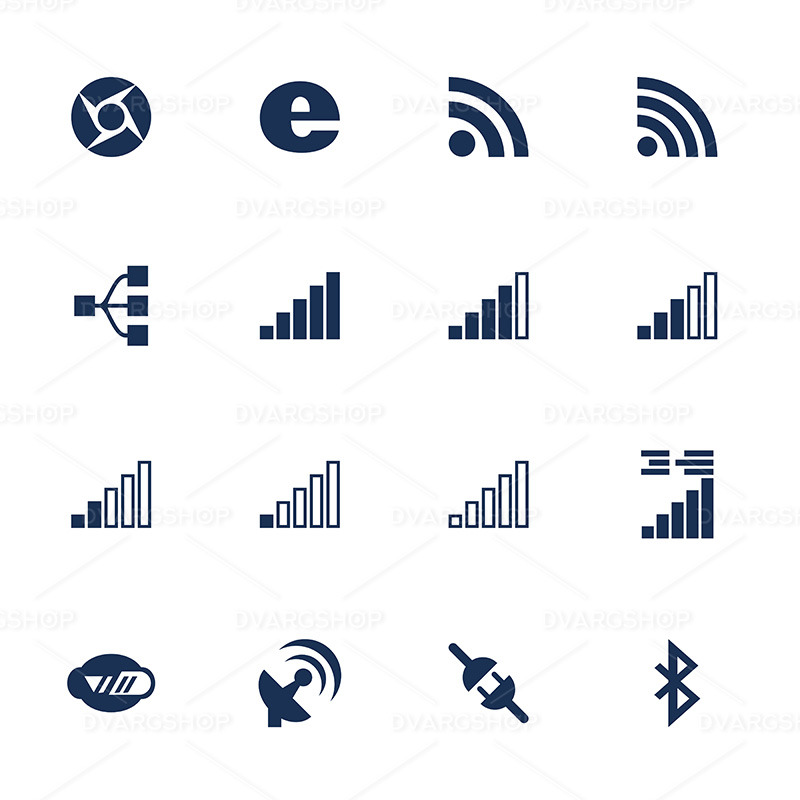 Connetion Icons - Vector Image #118358 - TemplateMonster