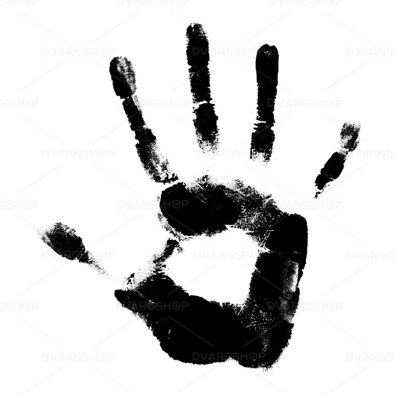 Human Hand Print - Vector Image #119197 - TemplateMonster