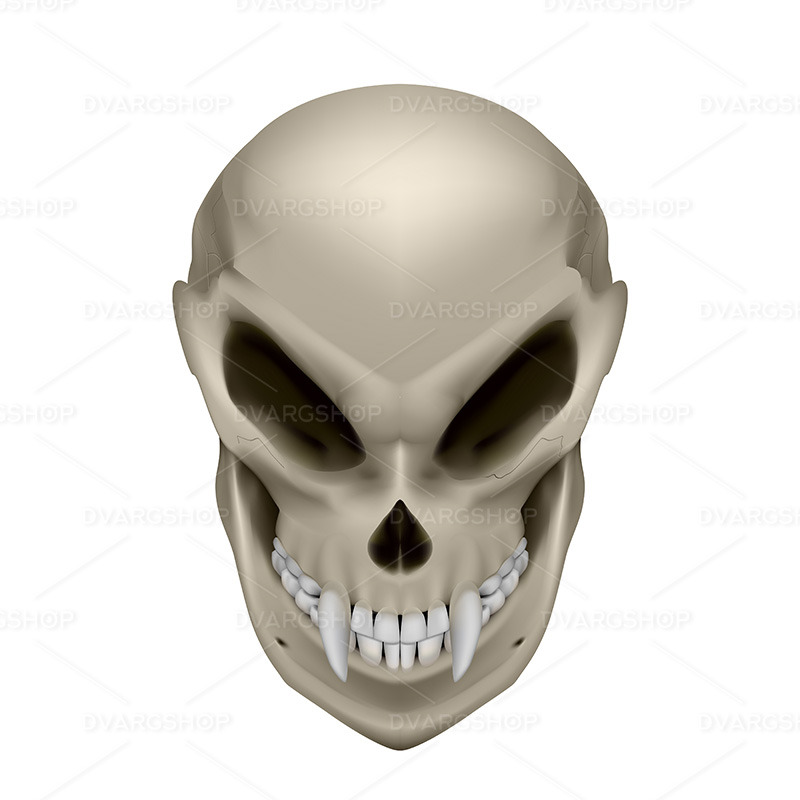 Skull of a Mutant - Vector Image #123791 - TemplateMonster