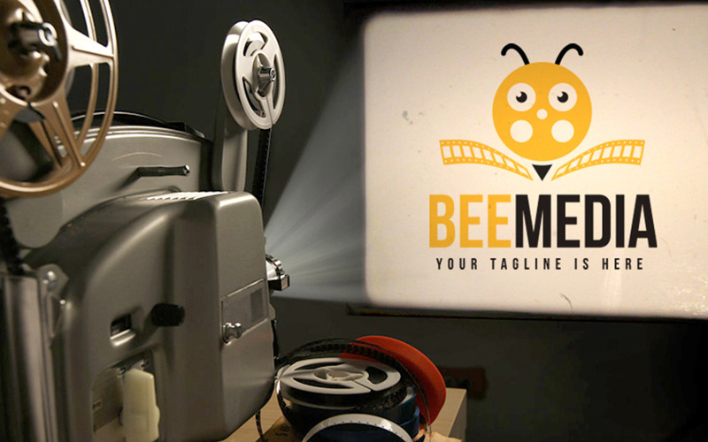 Bee Media Logo Template #122636 - TemplateMonster