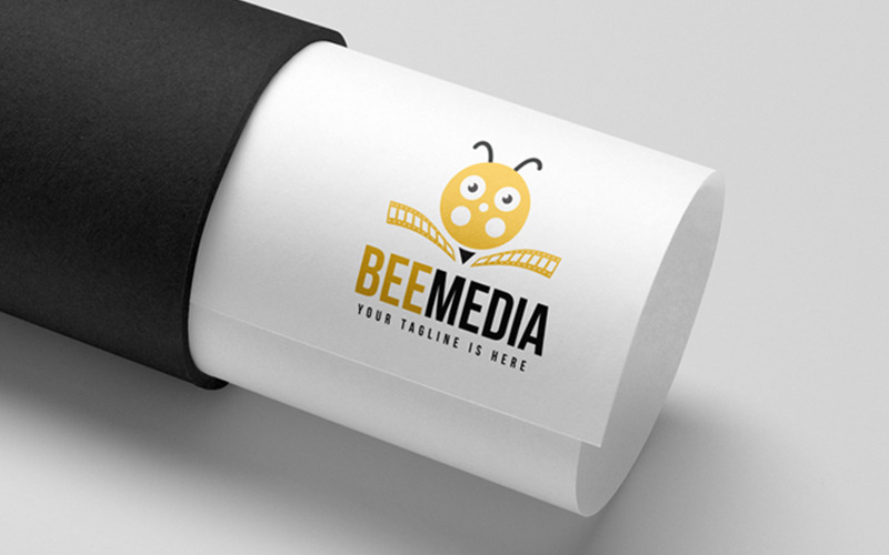 Bee Media Logo Template #122636 - TemplateMonster