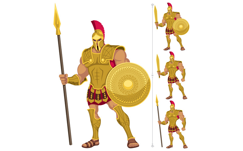 Greek Hero - Illustration #143700 - TemplateMonster